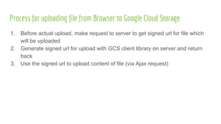 Uploading multiple files to Google Cloud Storage | PDF