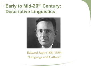 Introduction to Linguistics_The History of Linguistics | PPSX