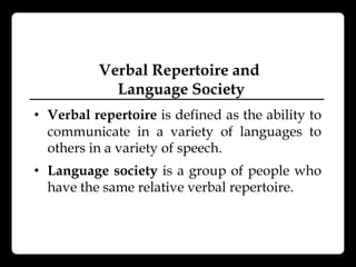 Intro. to Linguistics_14 Sociolinguistics | PPSX | Programming ...