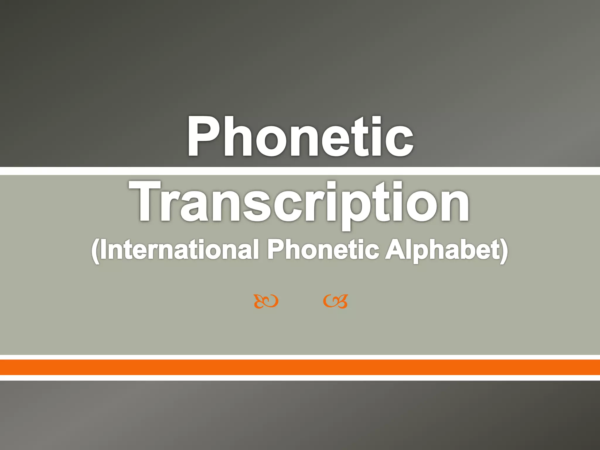 Intro. to Linguistics_7 Phonetics (Phonetics Transcription and ...