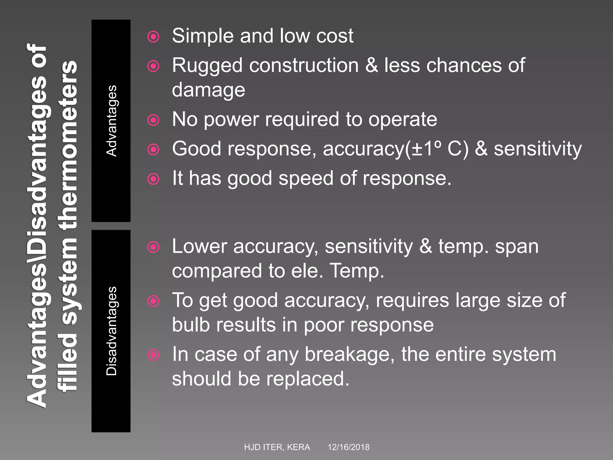 Filled System Thermometers | PPTX
