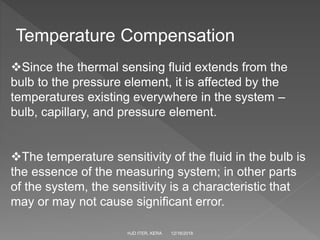 Filled System Thermometers | PPTX