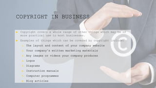 COPYRIGHT – CONCEPT & USE | PPTX