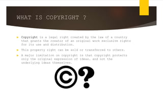 COPYRIGHT – CONCEPT & USE | PPTX