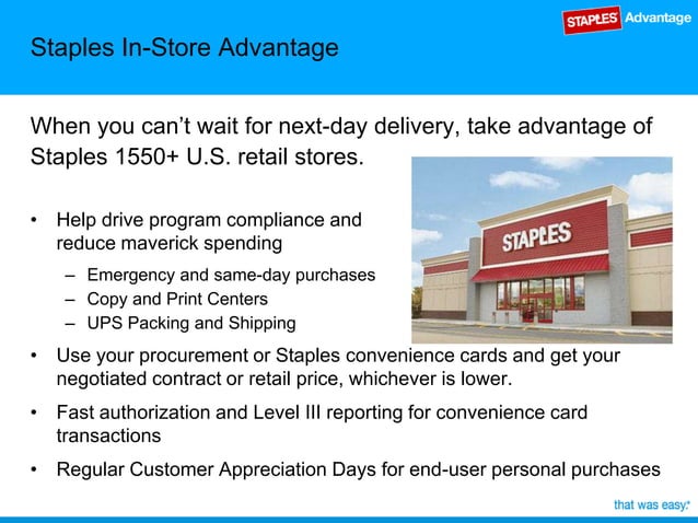 Staples Business Advantage | PPT