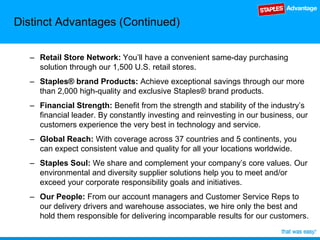 Staples Business Advantage | PPTX