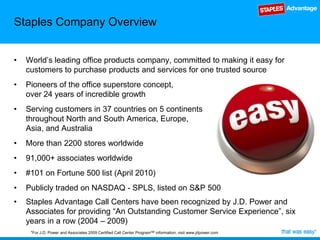 Staples Business Advantage | PPTX