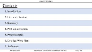 Project review 1 format | PPTX