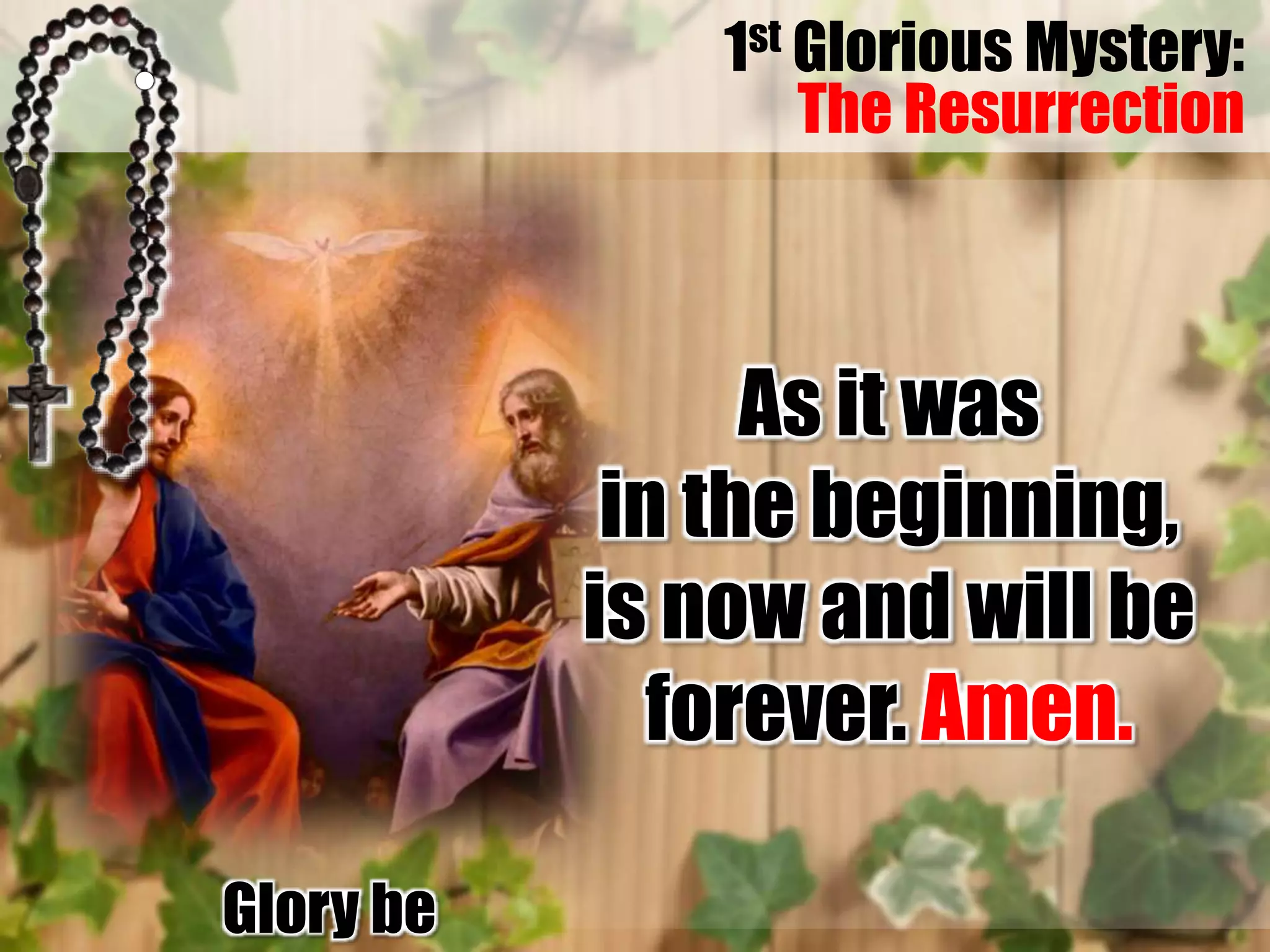 Glorious Mystery (Rosary Guide) PowerPoint Presentation Slides | PPTX