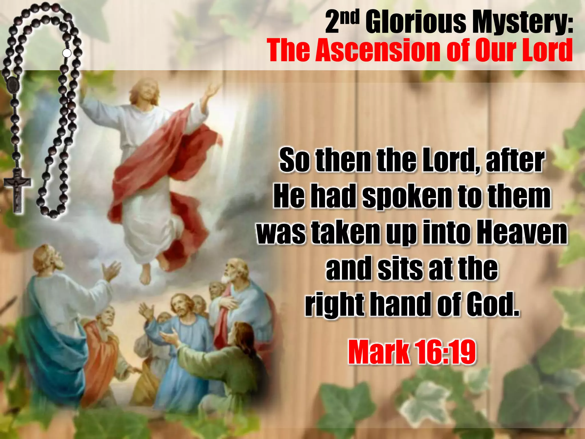Glorious Mystery (Rosary Guide) PowerPoint Presentation Slides | PPTX