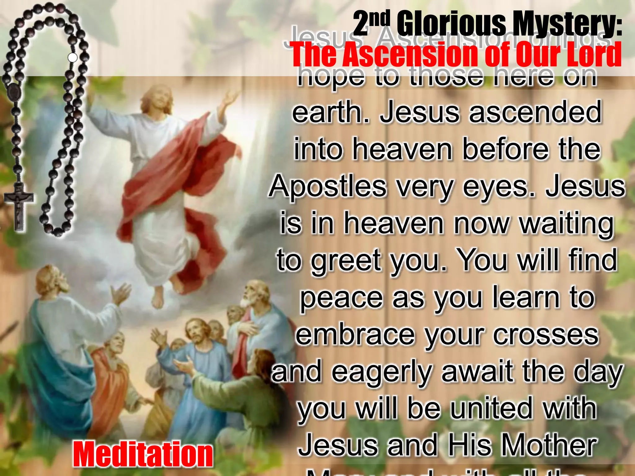 Glorious Mystery (Rosary Guide) PowerPoint Presentation Slides | PPTX