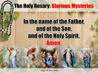 Glorious Mystery (Rosary Guide) PowerPoint Presentation Slides | PPTX