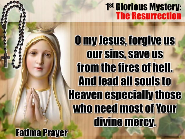 Glorious Mystery (Rosary Guide) PowerPoint Presentation Slides | PPTX
