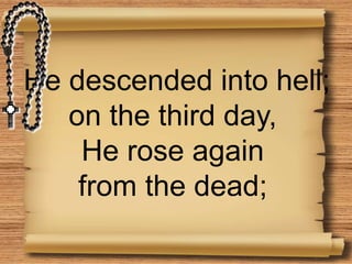 Glorious Mystery (Rosary Guide) PowerPoint Presentation Slides | PPTX