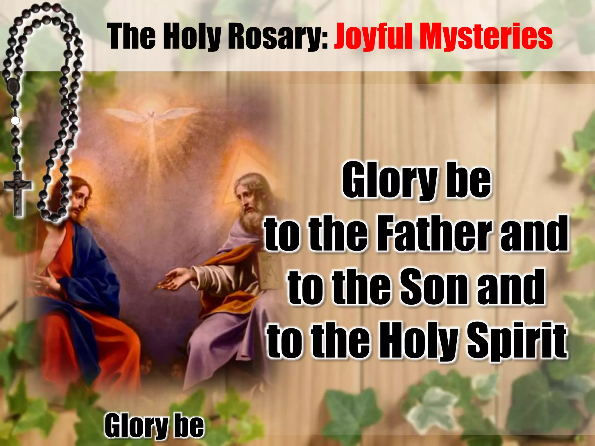 Joyful Mystery (Rosary Guide) PowerPoint Presentation Slides | PPTX ...