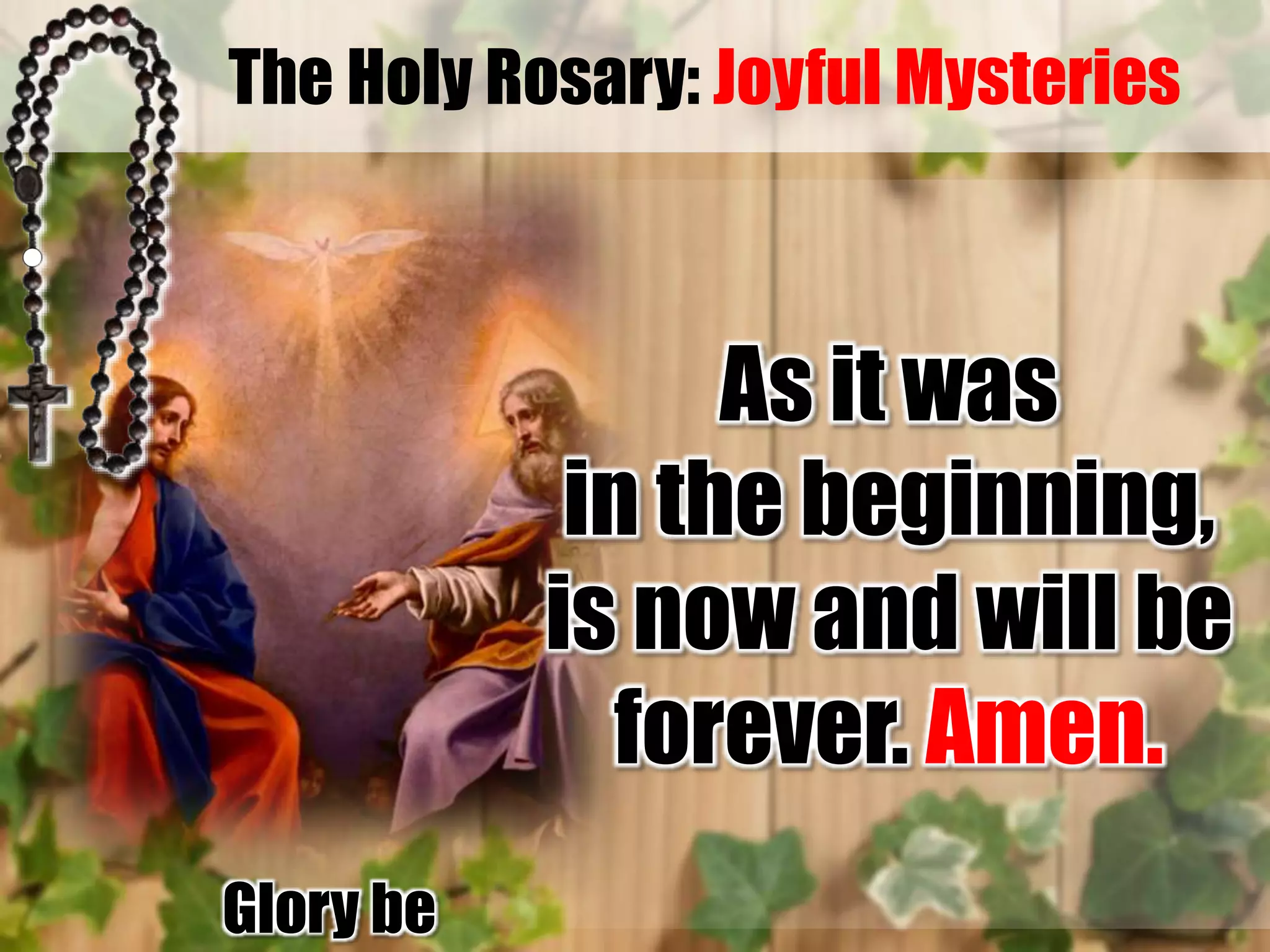 Joyful Mystery (Rosary Guide) PowerPoint Presentation Slides | PPTX ...