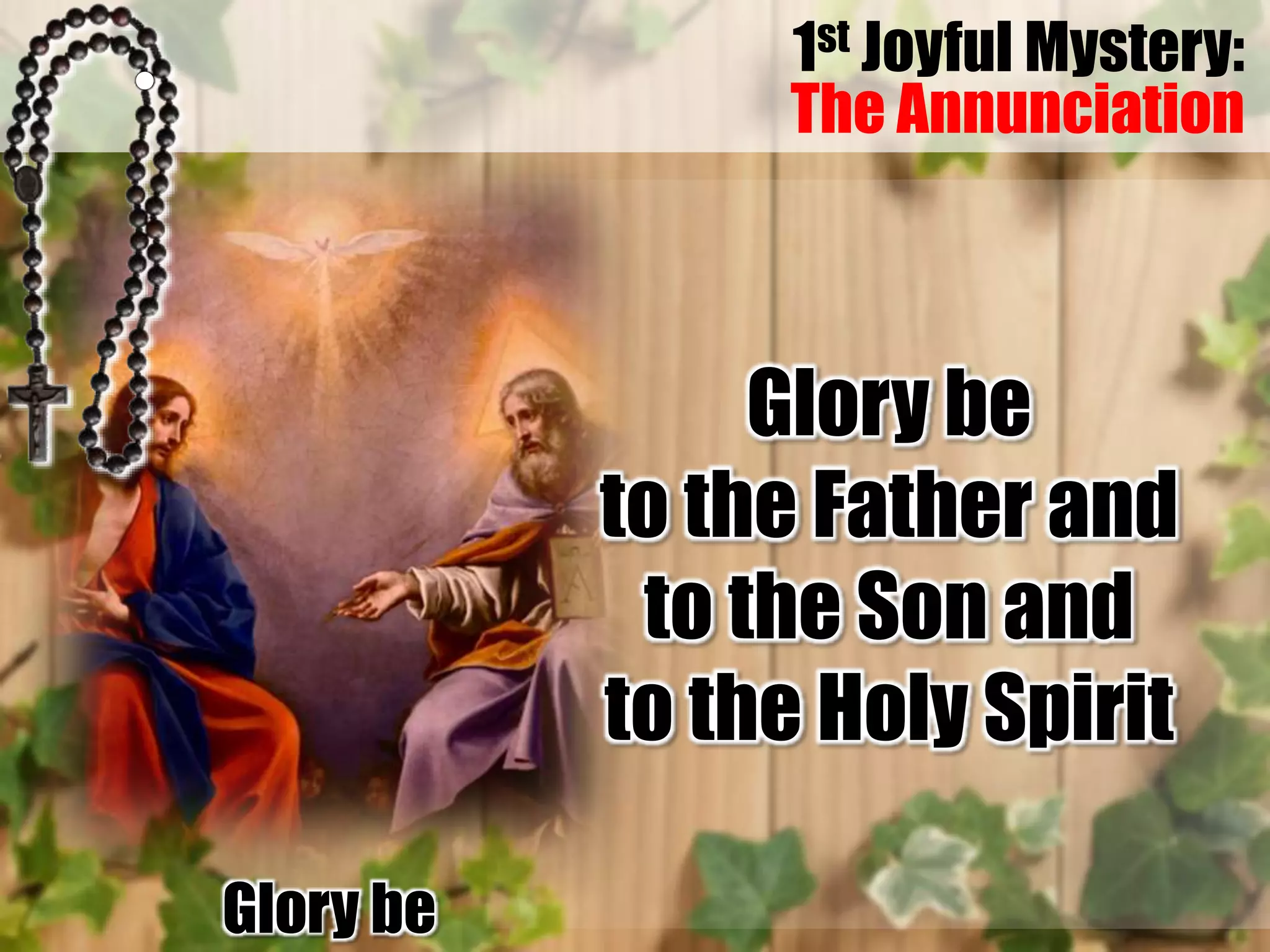 Joyful Mystery (Rosary Guide) PowerPoint Presentation Slides | PPTX ...