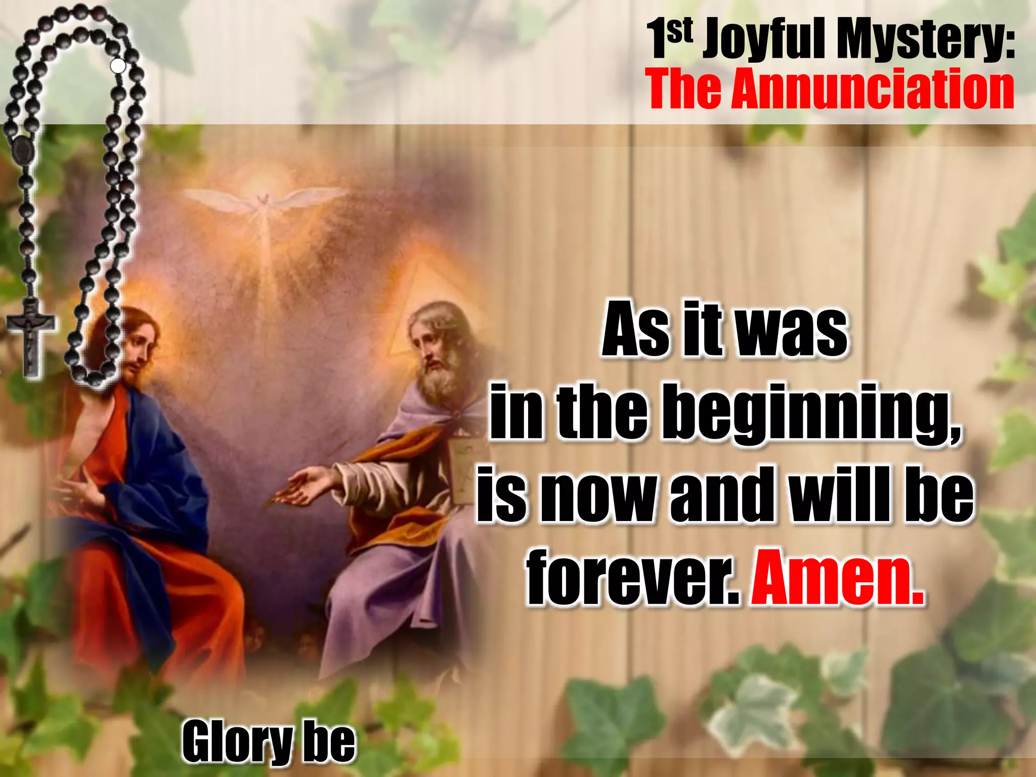 Joyful Mystery (Rosary Guide) PowerPoint Presentation Slides | PPTX ...