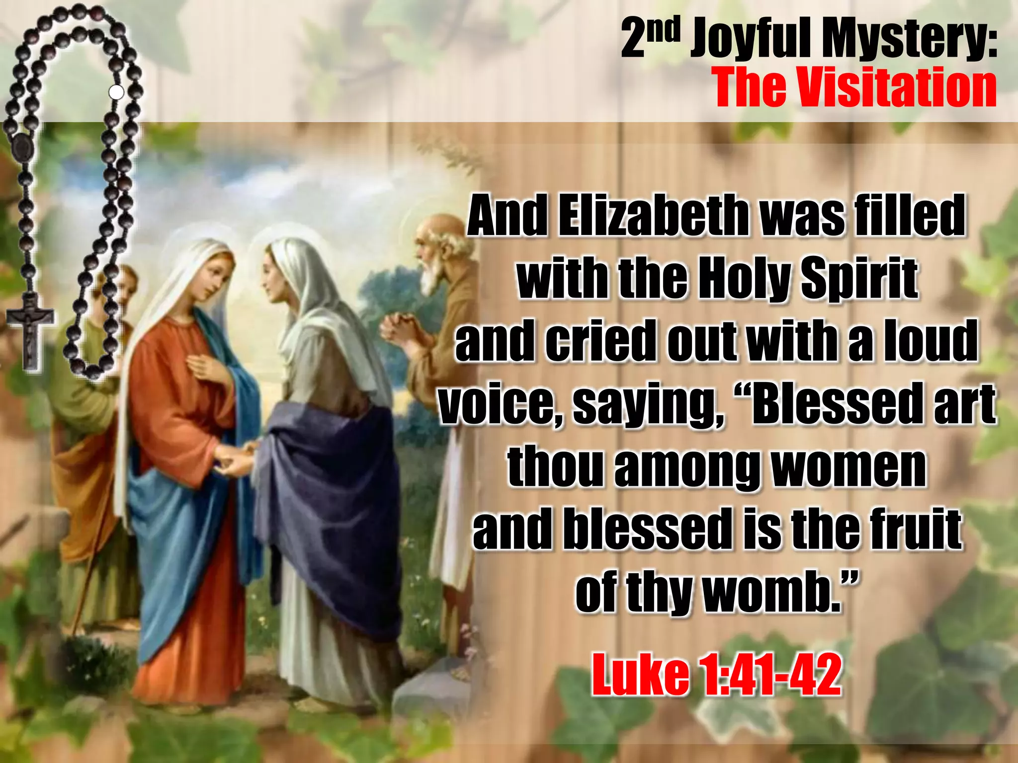 Joyful Mystery (Rosary Guide) PowerPoint Presentation Slides | PPTX ...