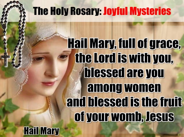 Joyful Mystery (Rosary Guide) PowerPoint Presentation Slides | PPTX ...