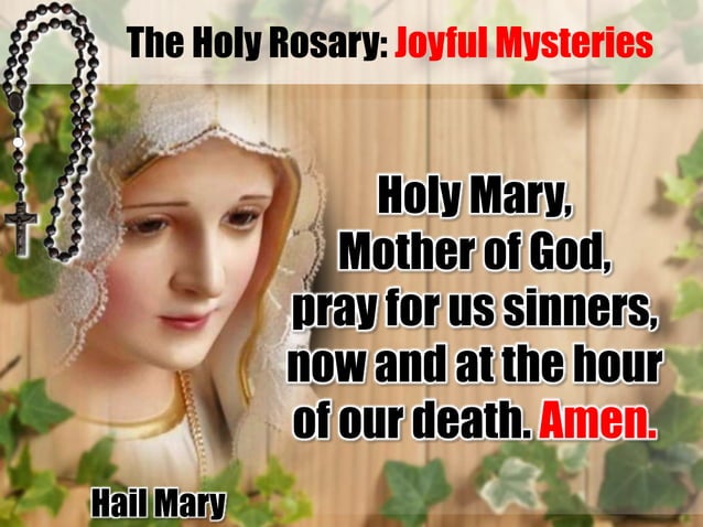 Joyful Mystery (Rosary Guide) PowerPoint Presentation Slides | PPTX ...