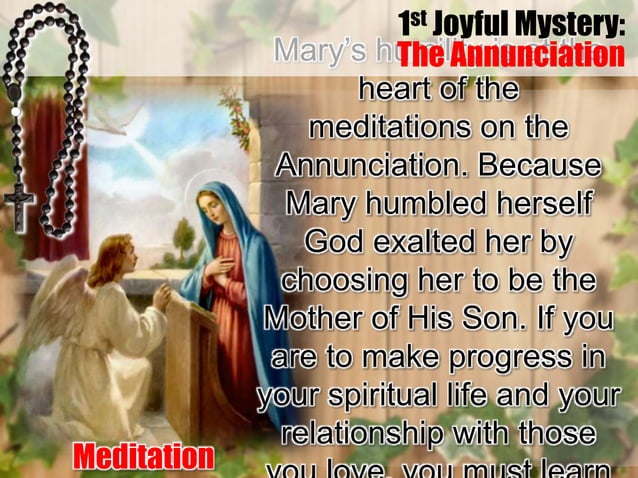 Joyful Mystery (Rosary Guide) PowerPoint Presentation Slides | PPTX ...