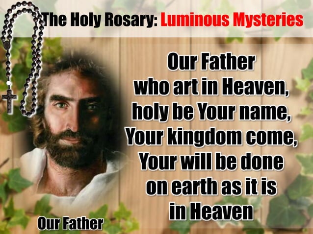 Luminous Mystery (Rosary Guide) PowerPoint Presentation Slides | PPTX