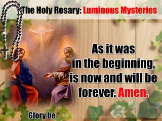 Luminous Mystery (Rosary Guide) PowerPoint Presentation Slides | PPTX