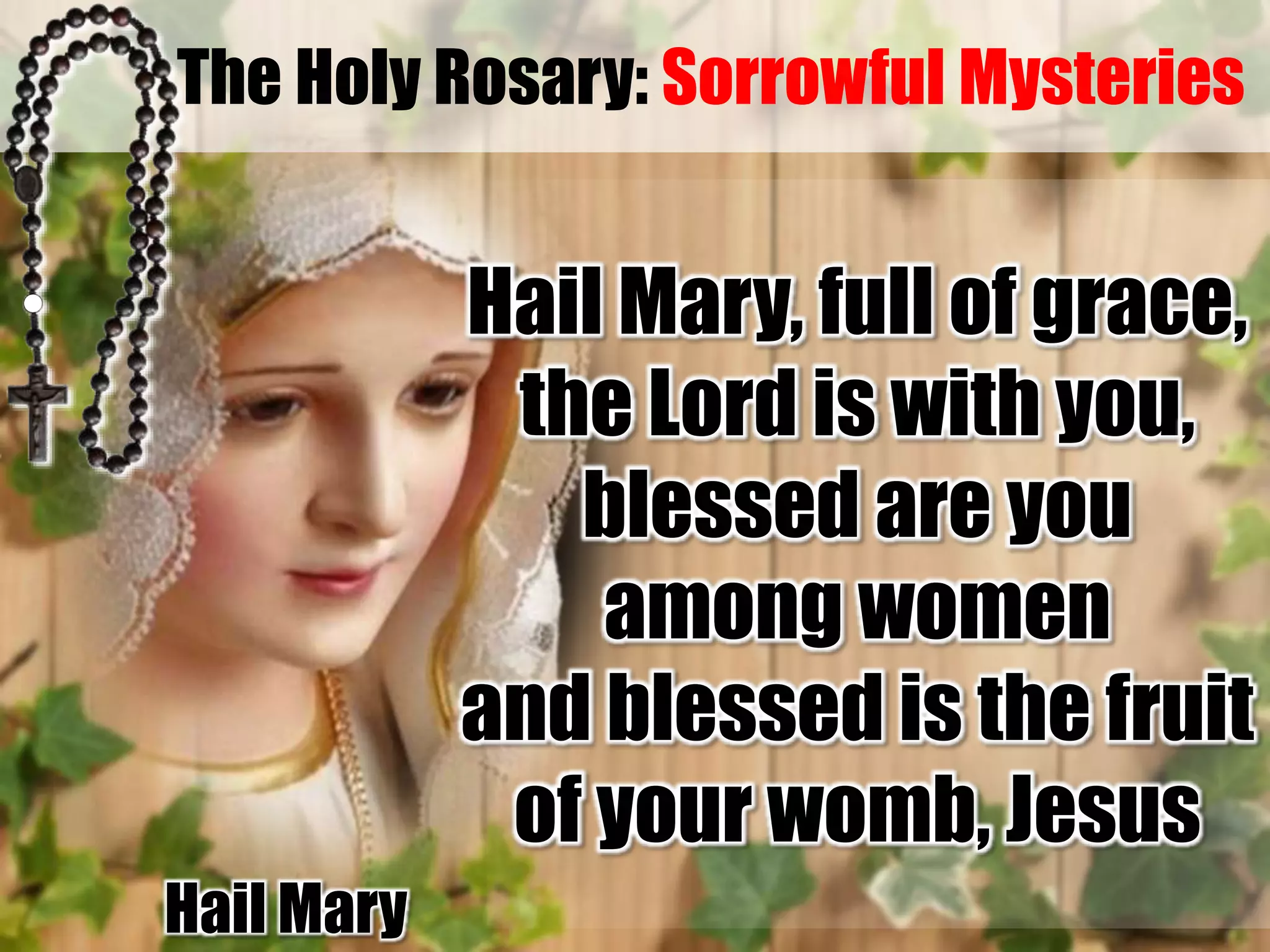 Sorrowful Mystery (Rosary Guide) PowerPoint Presentation Slides | PPTX ...