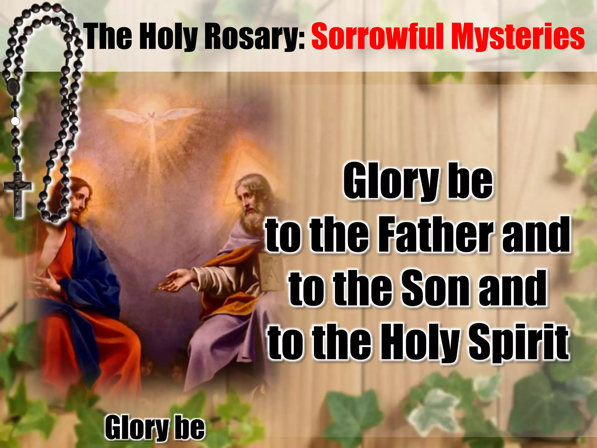 Sorrowful Mystery (Rosary Guide) PowerPoint Presentation Slides | PPTX