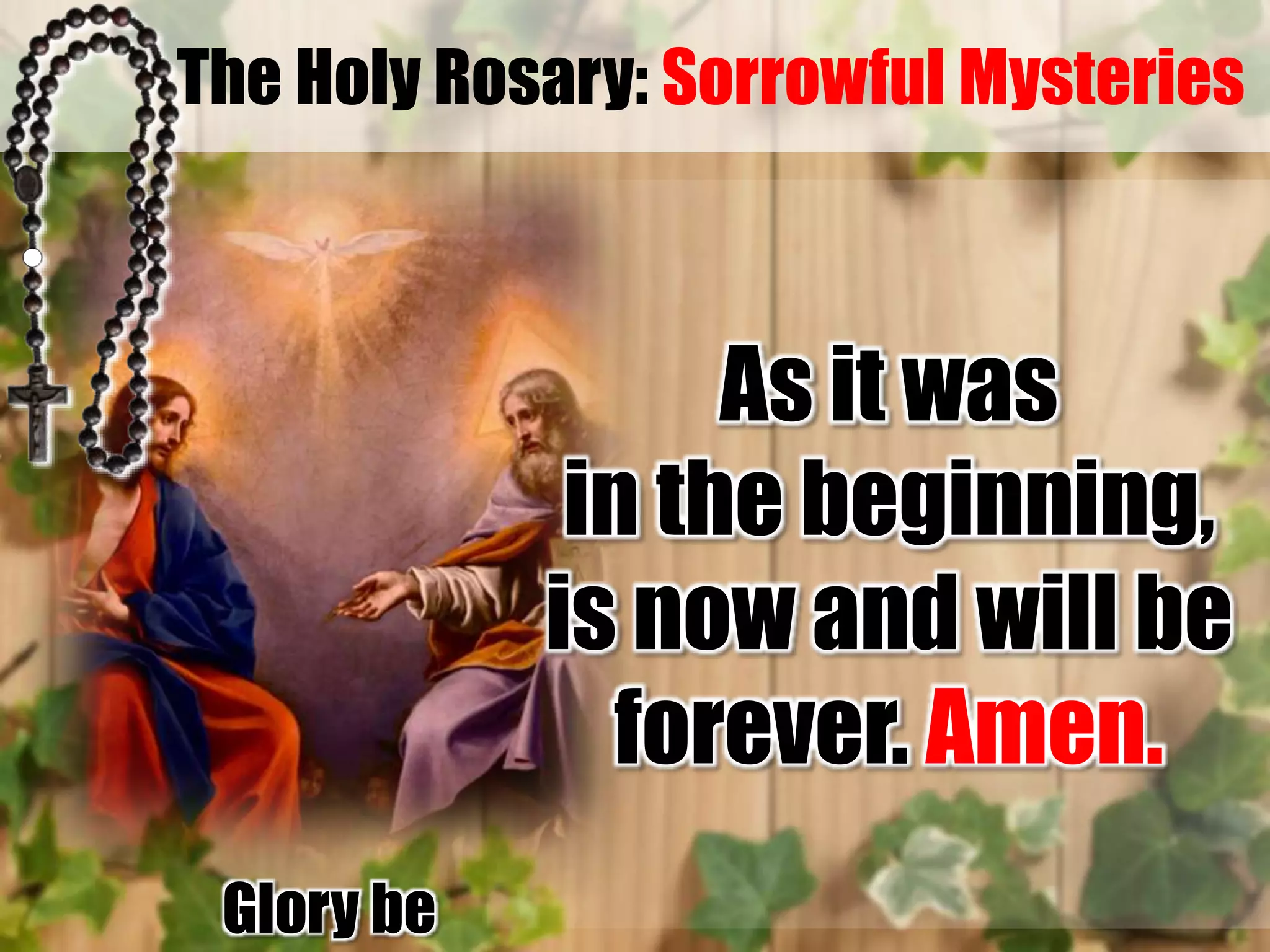 Sorrowful Mystery (Rosary Guide) PowerPoint Presentation Slides | PPTX