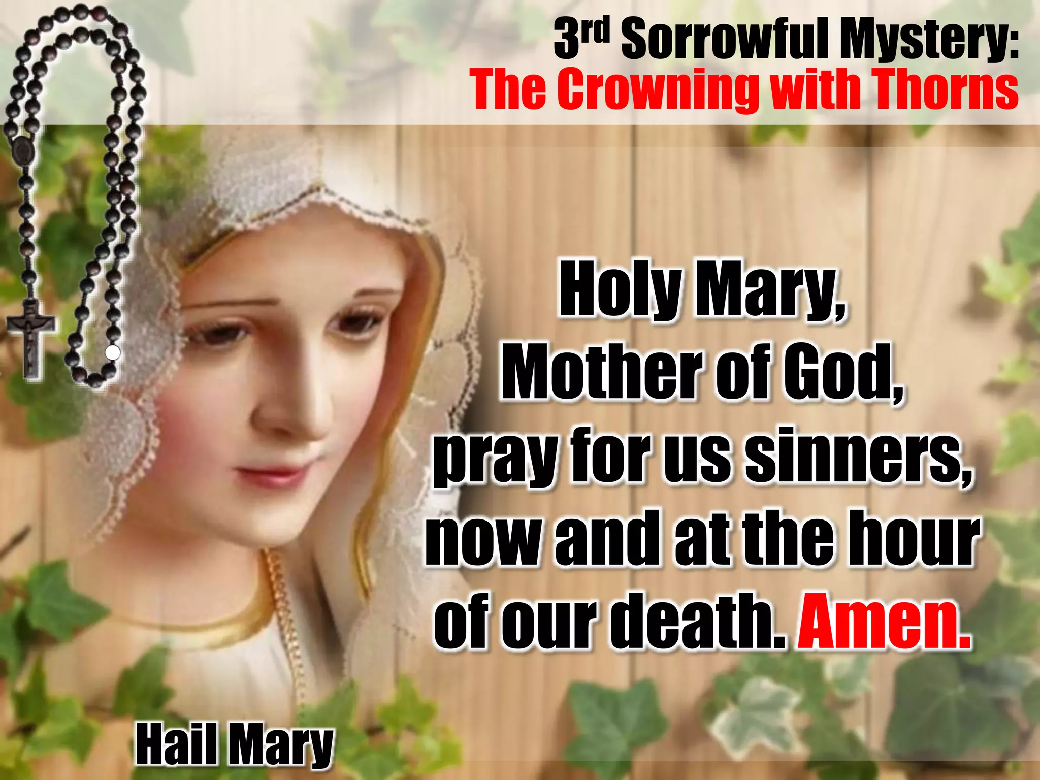 Sorrowful Mystery (Rosary Guide) PowerPoint Presentation Slides | PPTX