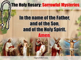 Sorrowful Mystery (Rosary Guide) PowerPoint Presentation Slides | PPTX