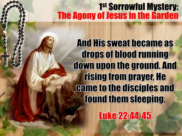 Sorrowful Mystery (Rosary Guide) PowerPoint Presentation Slides | PPTX ...