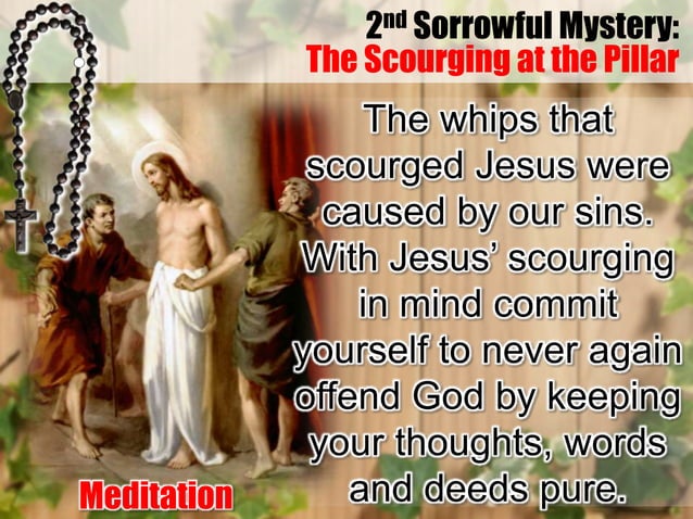 Sorrowful Mystery (Rosary Guide) PowerPoint Presentation Slides | PPTX ...
