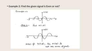 Introduction to Signals, Classification of Signals, Energy and Power ...
