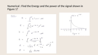 Introduction to Signals, Classification of Signals, Energy and Power ...