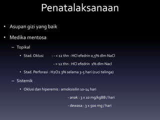 Otitis Media Akut | PPTX