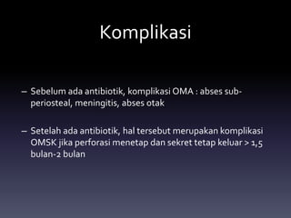 Otitis Media Akut | PPT