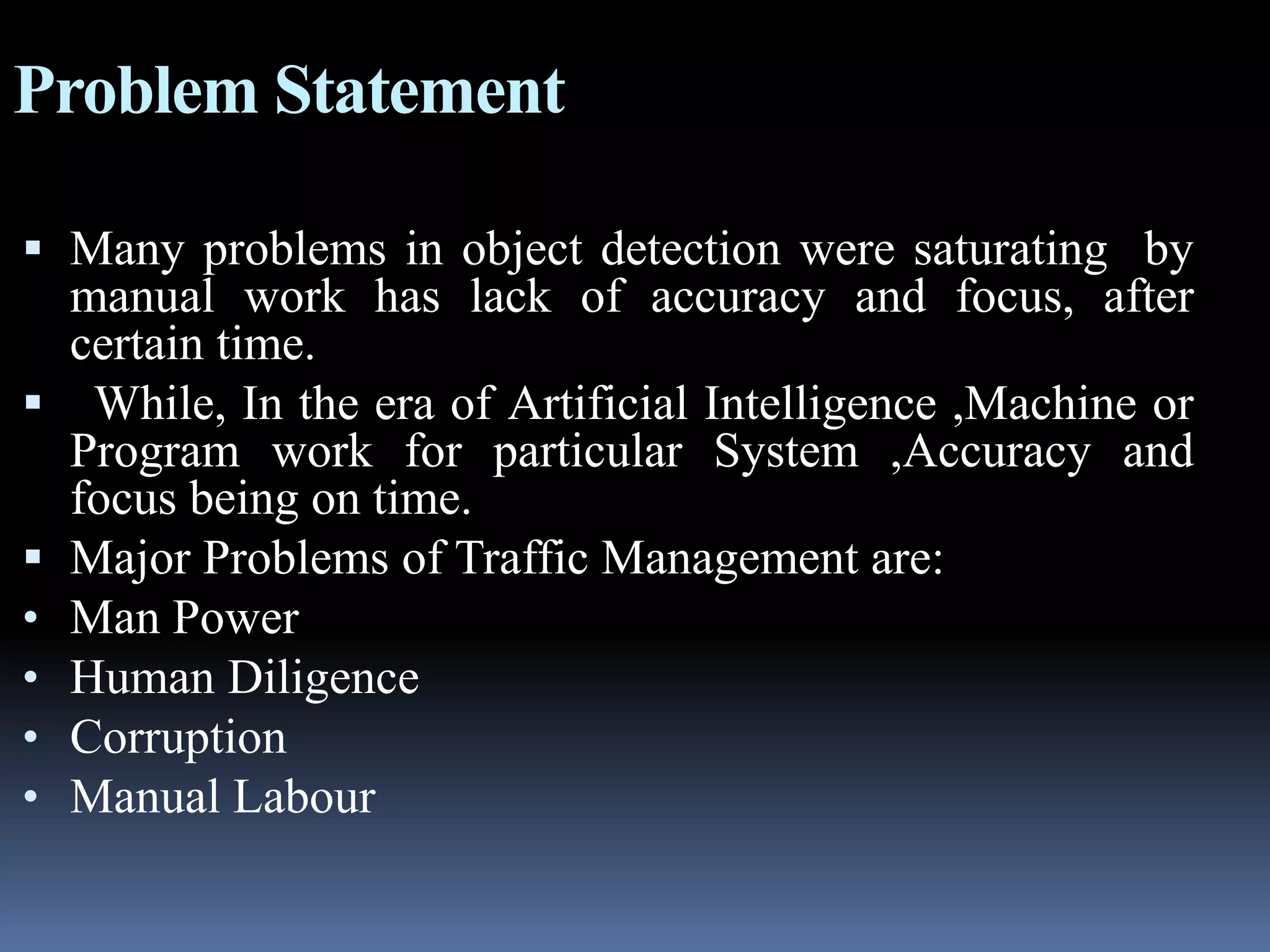 Traffic Violation Detector Using Object Detection Pptx Artificial 3199