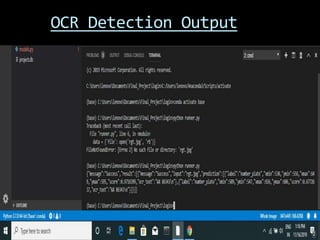 Traffic Violation Detector using Object Detection | PPTX