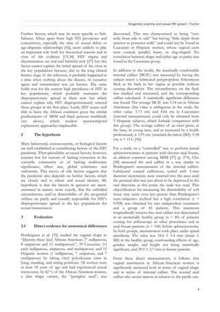 Anogenital anatomy and sexual HIV spread | PDF
