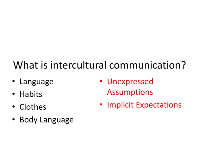 Intercultural Communication | PPT