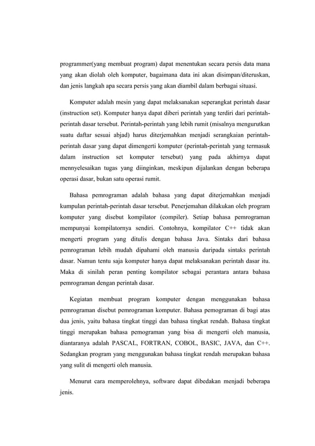 Makalah SOFTWARE | DOCX