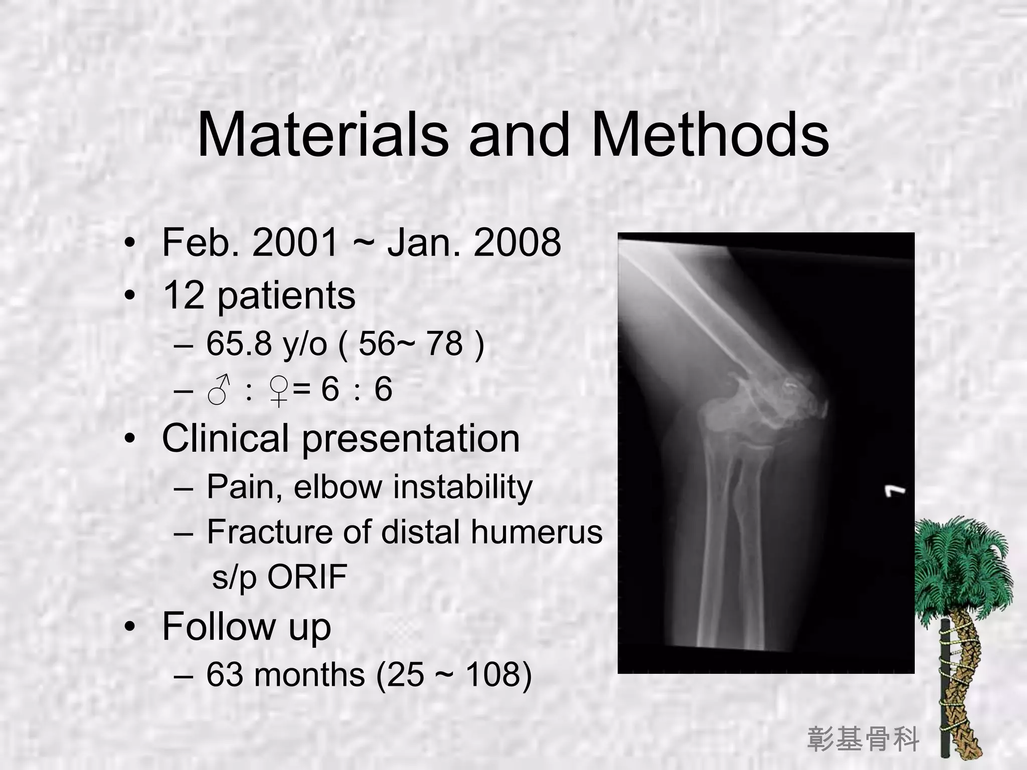 Total Elbow Arthroplasty As The Salvage procedure of Nonunion or ...