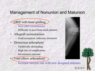 Total Elbow Arthroplasty As The Salvage procedure of Nonunion or ...