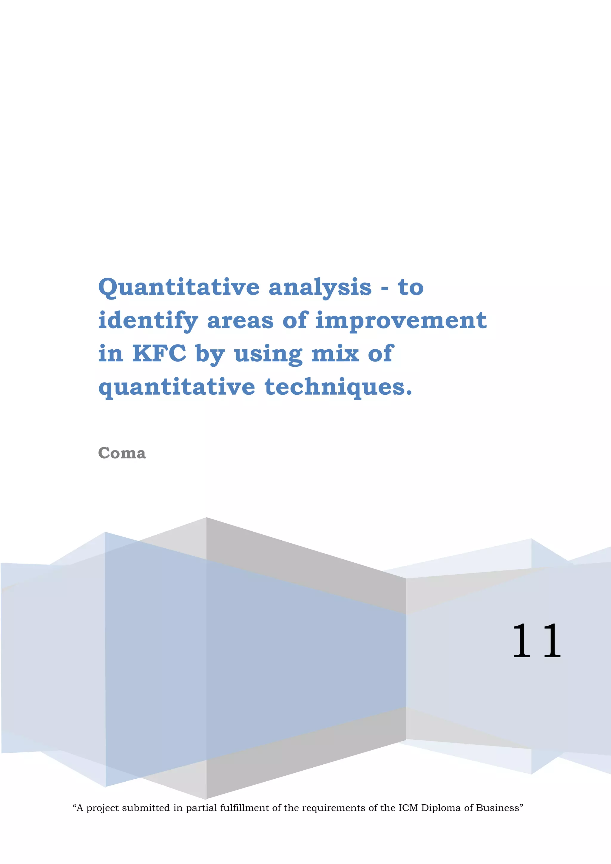 The quantitative analysies | PDF