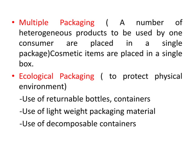 POM Unit 4 Product, Branding, Packaging, Labelling, Product Mix, NPD ...