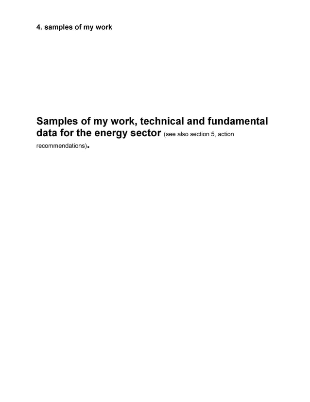 Energy Sector Analysis Sample | PDF