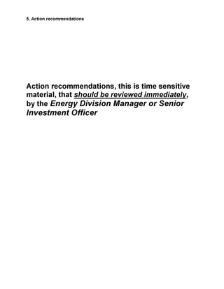 Energy Sector Analysis Sample | PDF